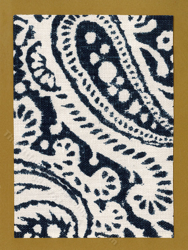 Miniature Blue and White Paisley Rug for Dollhouses [SSM 124] | The ...