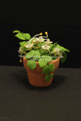 Dollhouse Miniature Flowering Ivy [BPQ FL004] | The Little Dollhouse ...