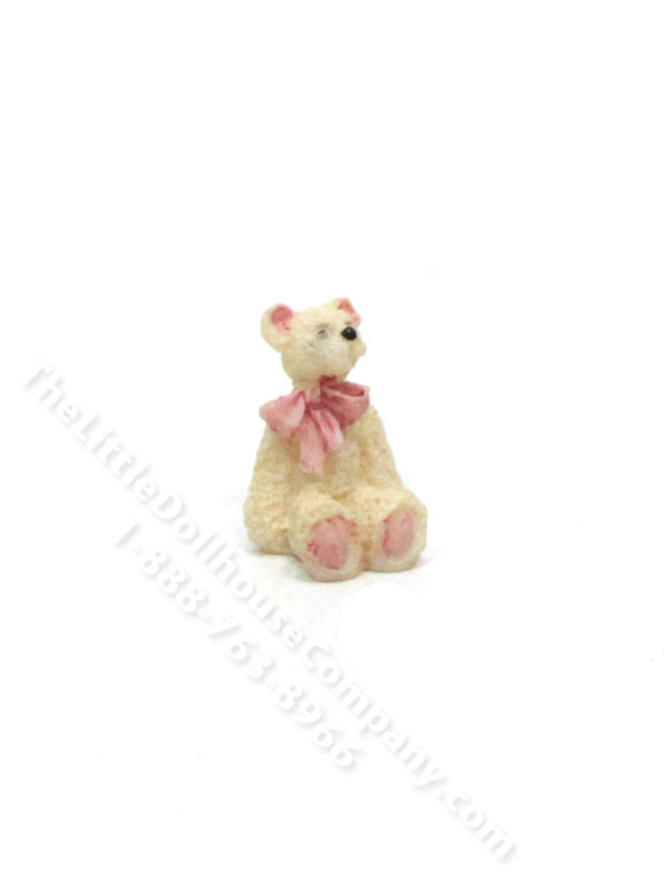Miniature White Bear Figurine for Dollhouses [MJD 4341] | The Little ...