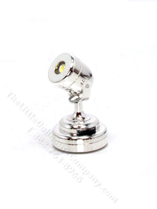 Miniature LED Chrome Spot Light for Dollhouse [TLDC JK59110-1LB] | The ...