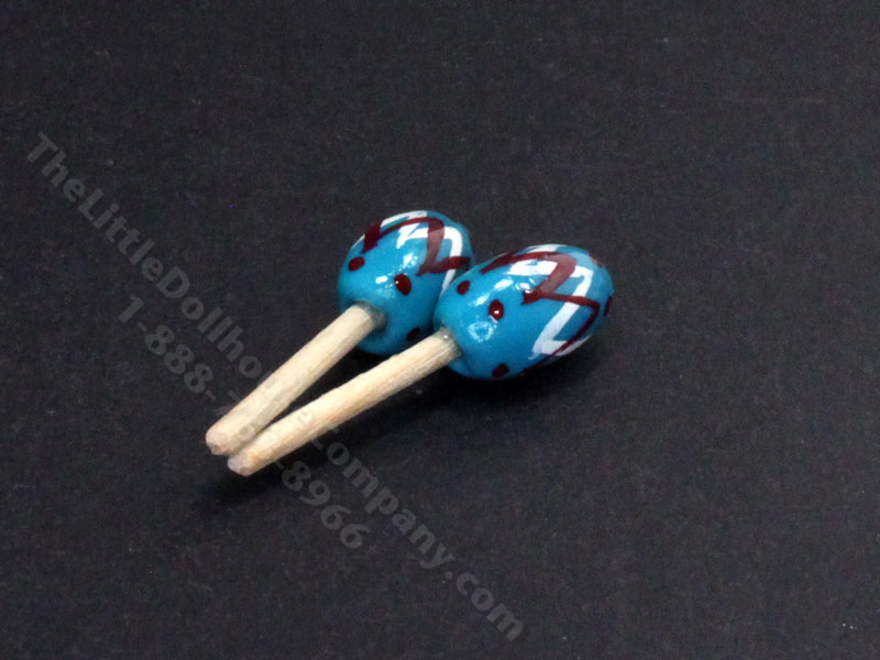 Miniature Maracas for Dollhouses [MJD 4422] | The Little Dollhouse Company