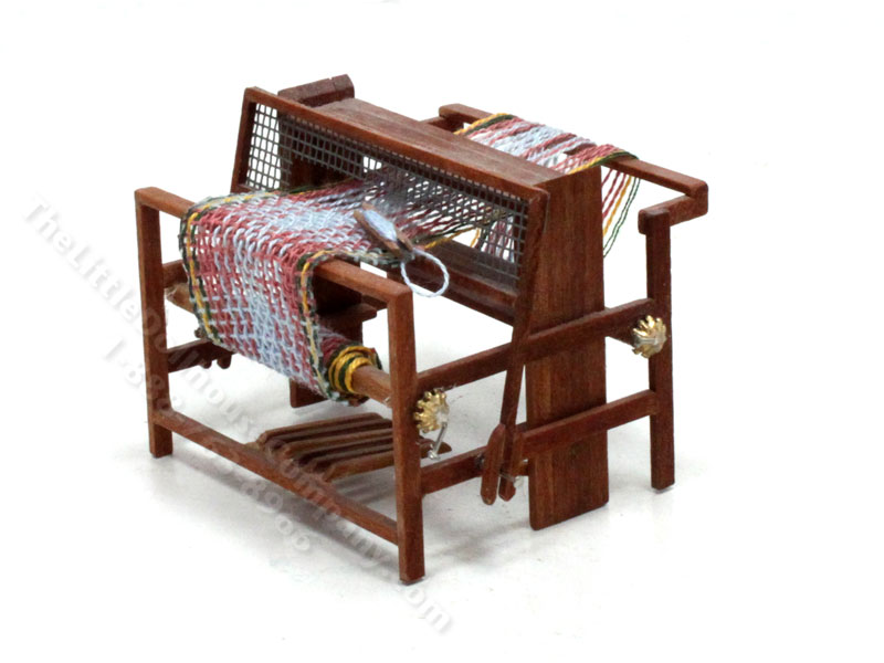1:24 Scale Miniature Floor Loom for Dollhouses [MJD 4520] | The Little ...