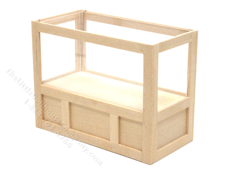 Miniature Unfinished Display Case for Dollhouses [MJD 4572] | The ...