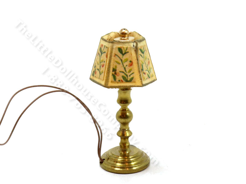 Miniature 12v Small Table Lamp for Dollhouses - Plant [MNM STL02] | The ...
