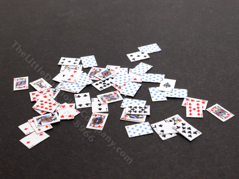 Dollhouse Scale Model Playing Cards for Dollhouses [SMI PlayingCards ...