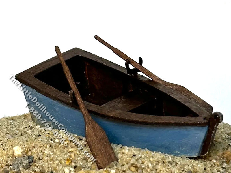 1:48 Scale Boat & Oars Kit [RBT ???] | The Little Dollhouse Company