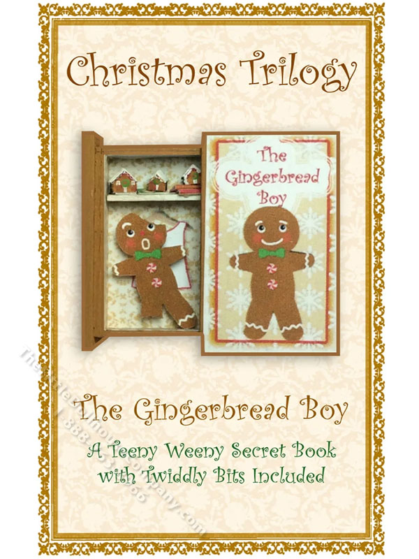 Miniature Secret Book - Gingerbread Boy Kit [RBT ???] | The Little ...